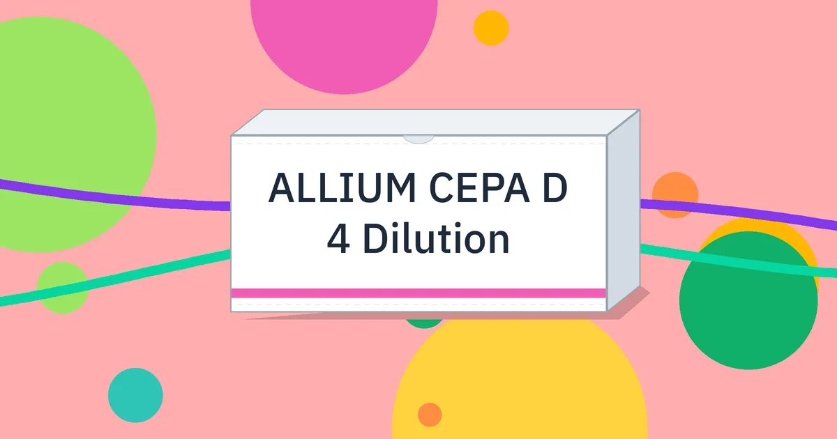 Symbolbild: Packung mit der Aufschrift ALLIUM CEPA D 4 Dilution (PZN 02610398) – Verfügbarkeit und Bezug in Apotheken in Frankfurt am Main