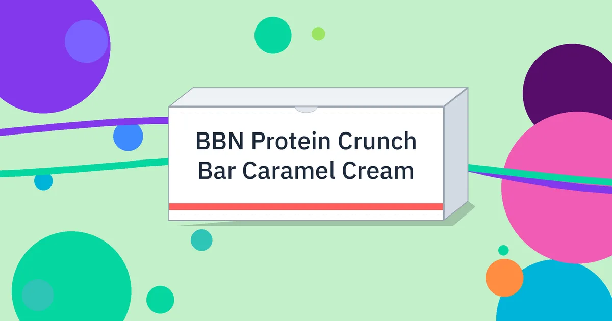 Symbolbild: Packung mit der Aufschrift BBN Protein Crunch Bar Caramel Cream (PZN 19126749) – Verfügbarkeit und Bezug in Apotheken in Frankfurt am Main