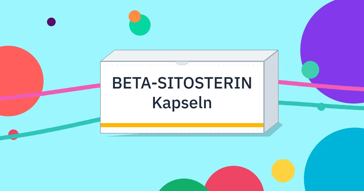 Symbolbild: Packung mit der Aufschrift BETA-SITOSTERIN Kapseln (PZN 17204161) – Verfügbarkeit und Bezug in Apotheken in Frankfurt am Main