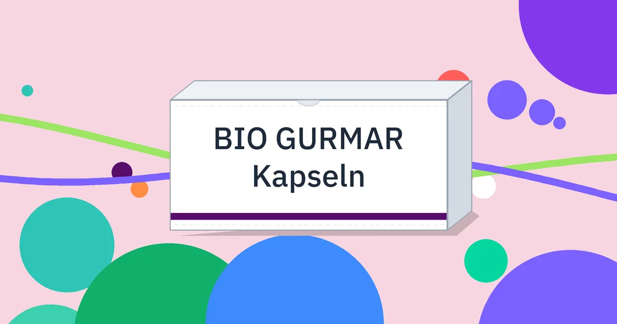 Symbolbild: Packung mit der Aufschrift BIO GURMAR Kapseln (PZN 16718604) – Verfügbarkeit und Bezug in Apotheken in Frankfurt am Main