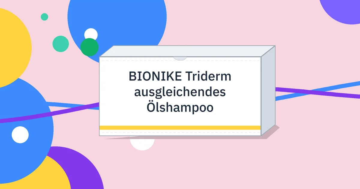 Symbolbild: Packung mit der Aufschrift BIONIKE Triderm ausgleichendes Ölshampoo (PZN 12534528) – Verfügbarkeit und Bezug in Apotheken in Frankfurt am Main