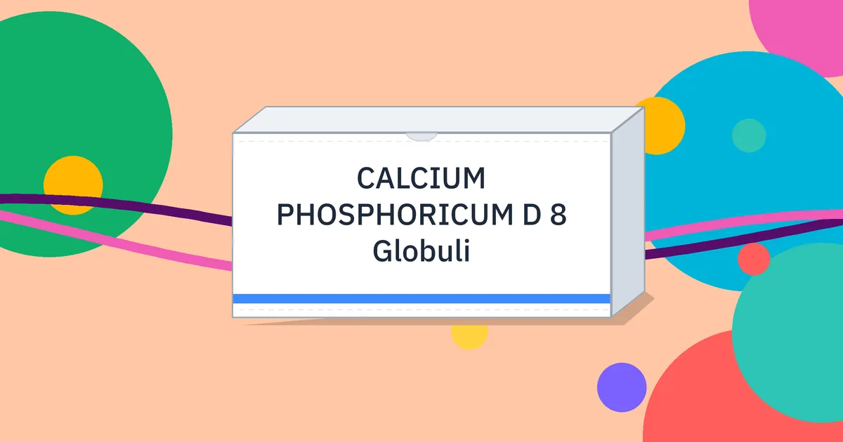 Symbolbild: Packung mit der Aufschrift CALCIUM PHOSPHORICUM D 8 Globuli (PZN 18759168) – Verfügbarkeit und Bezug in Apotheken in Frankfurt am Main