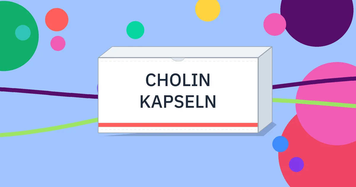 Symbolbild: Packung mit der Aufschrift CHOLIN KAPSELN (PZN 18373629) – Verfügbarkeit und Bezug in Apotheken in Frankfurt am Main