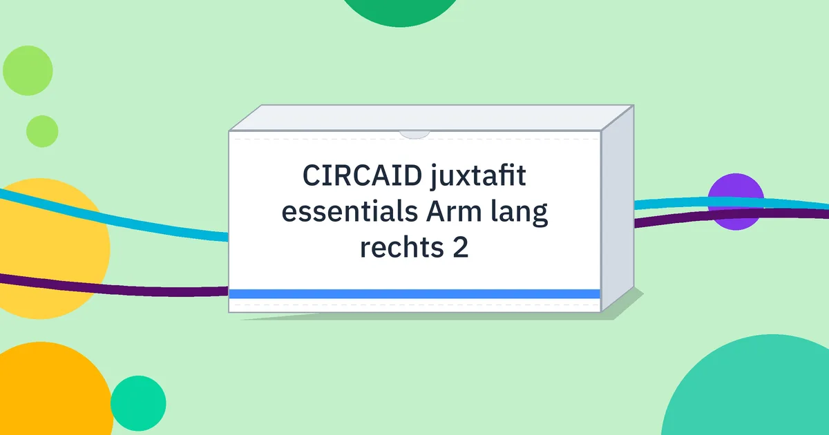 Symbolbild: Packung mit der Aufschrift CIRCAID juxtafit essentials Arm lang rechts 2 (PZN 17939448) – Verfügbarkeit und Bezug in Apotheken in Frankfurt am Main