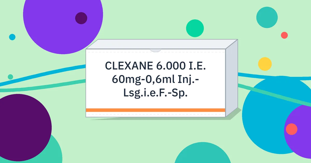 Symbolbild: Packung mit der Aufschrift CLEXANE 6.000 I.E. 60mg-0,6ml Inj.-Lsg.i.e.F.-Sp. (PZN 09392125) – Verfügbarkeit und Bezug in Apotheken in Frankfurt am Main