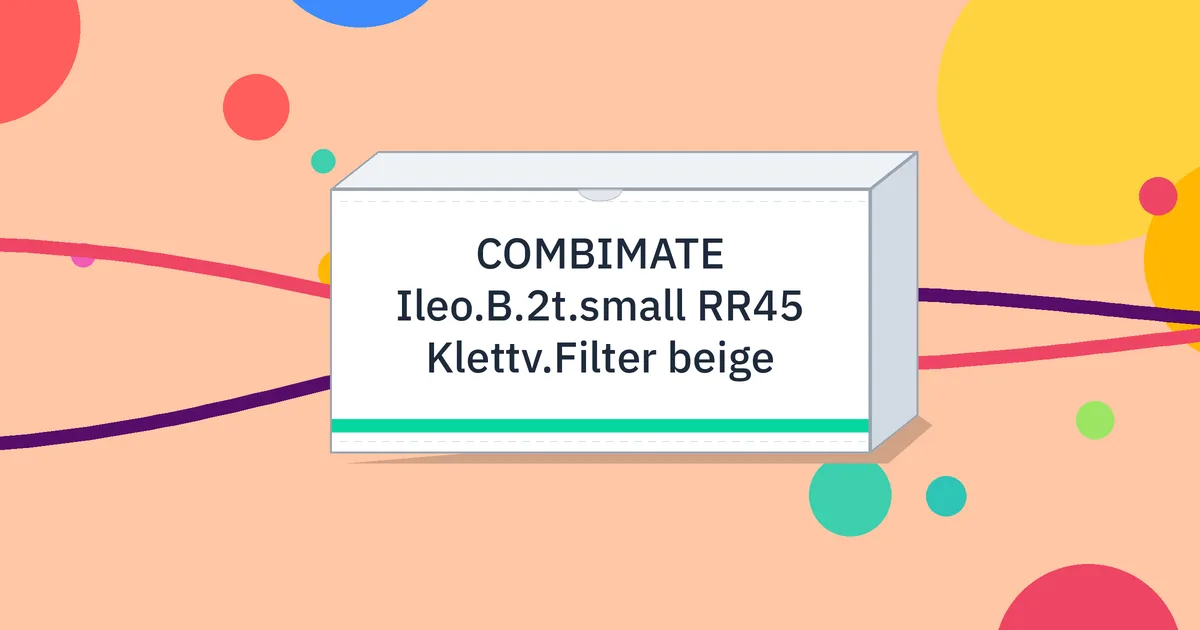 Symbolbild: Packung mit der Aufschrift COMBIMATE Ileo.B.2t.small RR45 Klettv.Filter beige (PZN 09175273) – Verfügbarkeit und Bezug in Apotheken in Frankfurt am Main