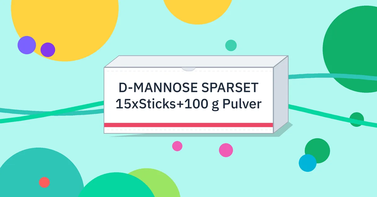 Symbolbild: Packung mit der Aufschrift D-MANNOSE SPARSET 15xSticks+100 g Pulver (PZN 16001450) – Verfügbarkeit und Bezug in Apotheken in Frankfurt am Main