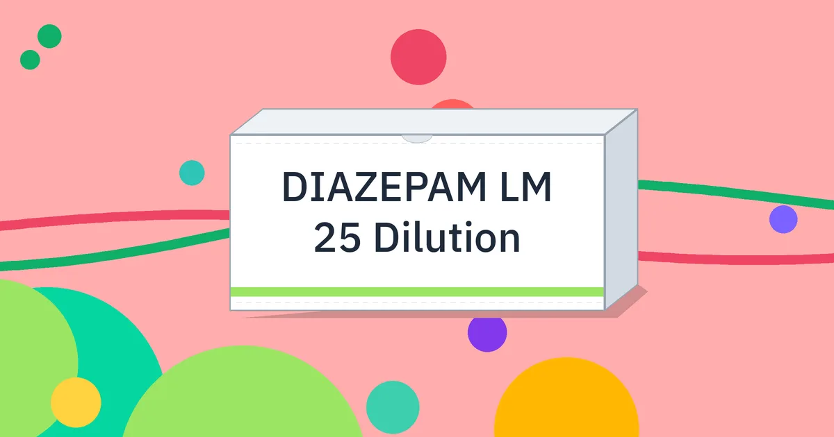 Symbolbild: Packung mit der Aufschrift DIAZEPAM LM 25 Dilution (PZN 12840998) – Verfügbarkeit und Bezug in Apotheken in Frankfurt am Main