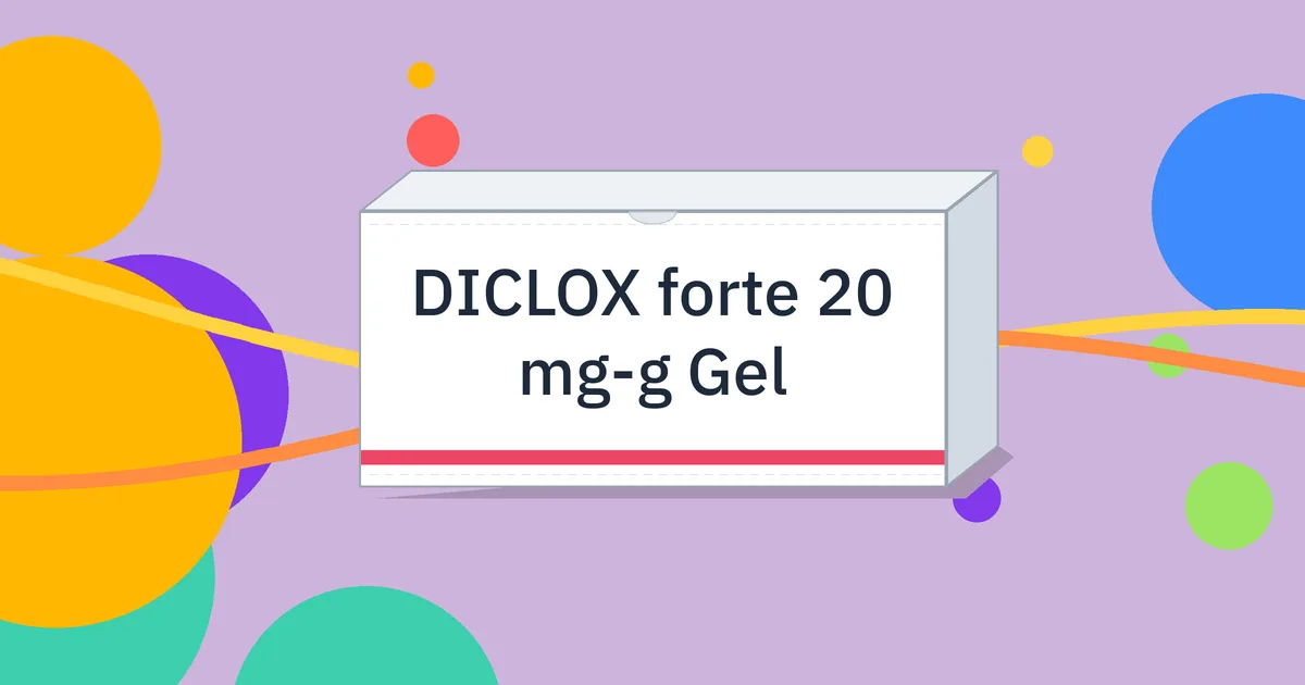 Symbolbild: Packung mit der Aufschrift DICLOX forte 20 mg-g Gel (PZN 16705004) – Verfügbarkeit und Bezug in Apotheken in Frankfurt am Main