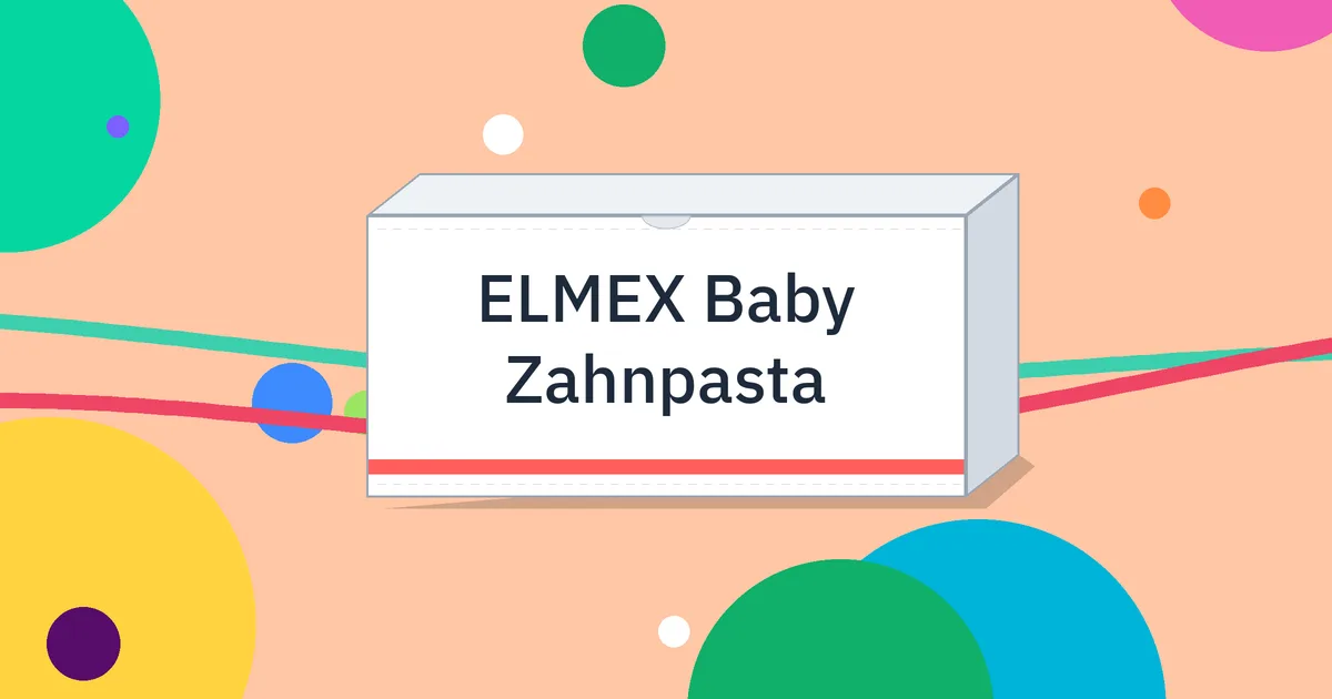 Symbolbild: Packung mit der Aufschrift ELMEX Baby Zahnpasta (PZN 16783375) – Verfügbarkeit und Bezug in Apotheken in Frankfurt am Main