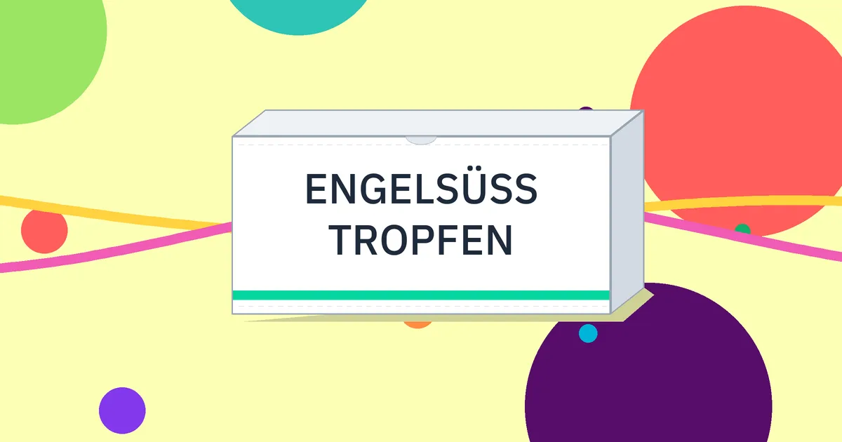 Symbolbild: Packung mit der Aufschrift ENGELSÜSS TROPFEN (PZN 14283131) – Verfügbarkeit und Bezug in Apotheken in Frankfurt am Main