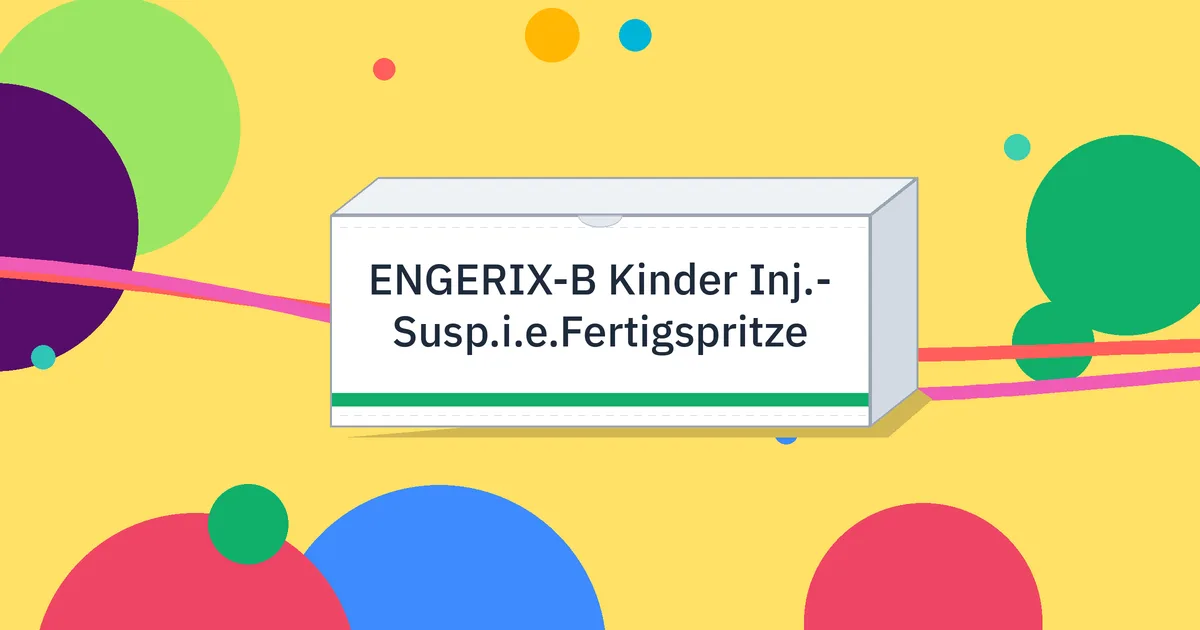 Symbolbild: Packung mit der Aufschrift ENGERIX-B Kinder Inj.-Susp.i.e.Fertigspritze (PZN 19269874) – Verfügbarkeit und Bezug in Apotheken in Frankfurt am Main