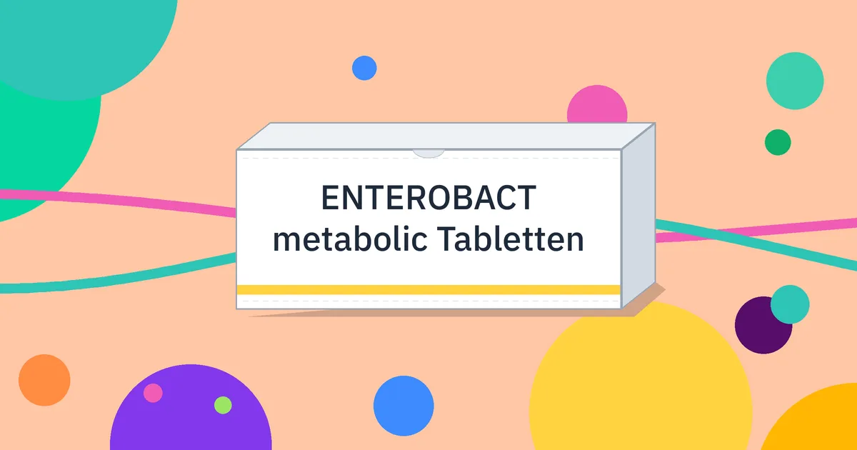 Symbolbild: Packung mit der Aufschrift ENTEROBACT metabolic Tabletten (PZN 11554575) – Verfügbarkeit und Bezug in Apotheken in Frankfurt am Main