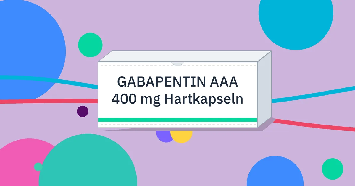 Symbolbild: Packung mit der Aufschrift GABAPENTIN AAA 400 mg Hartkapseln (PZN 00333150) – Verfügbarkeit und Bezug in Apotheken in Frankfurt am Main