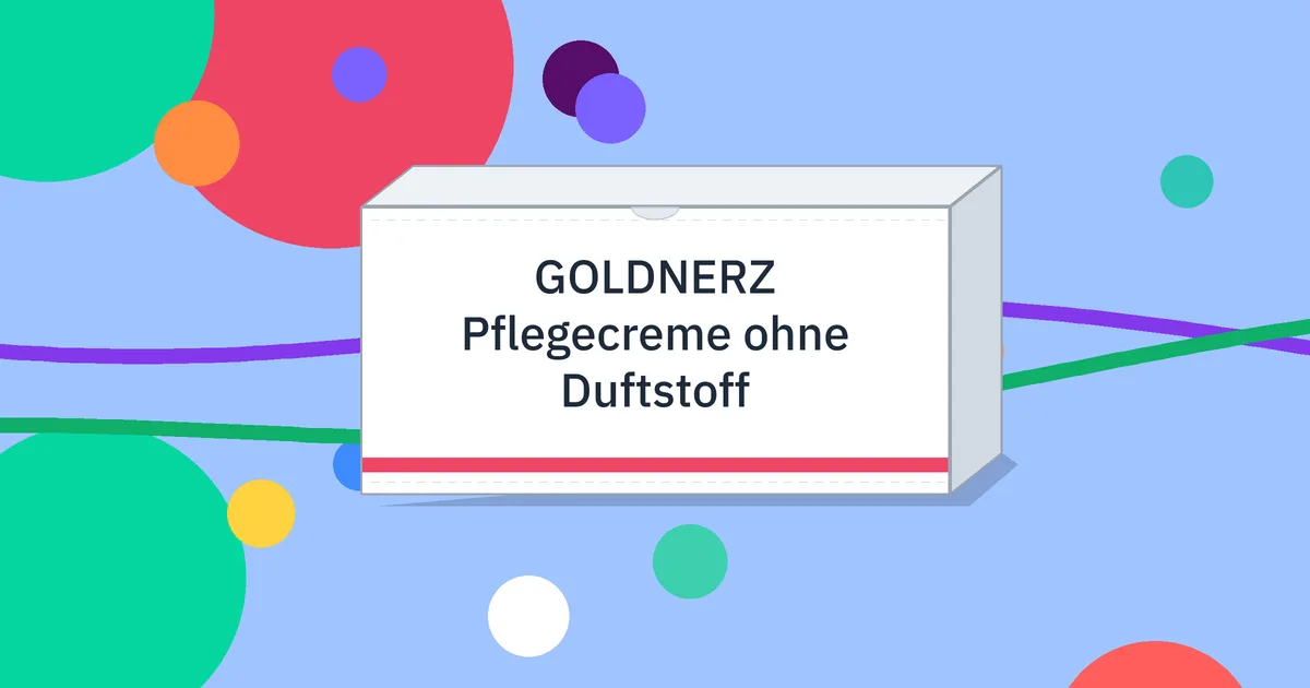 Symbolbild: Packung mit der Aufschrift GOLDNERZ Pflegecreme ohne Duftstoff (PZN 14328081) – Verfügbarkeit und Bezug in Apotheken in Frankfurt am Main