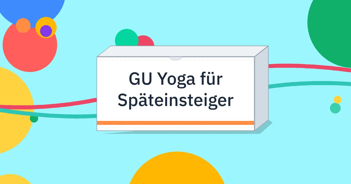Symbolbild: Packung mit der Aufschrift GU Yoga für Späteinsteiger (PZN 15196888) – Verfügbarkeit und Bezug in Apotheken in Frankfurt am Main