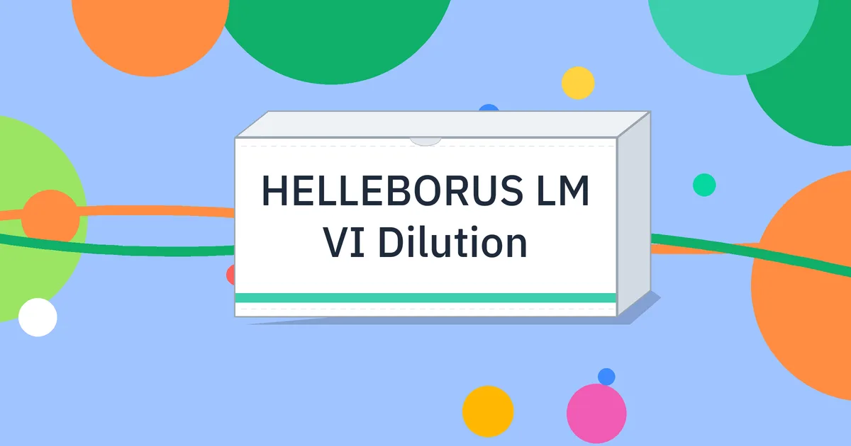 Symbolbild: Packung mit der Aufschrift HELLEBORUS LM VI Dilution (PZN 02668400) – Verfügbarkeit und Bezug in Apotheken in Frankfurt am Main