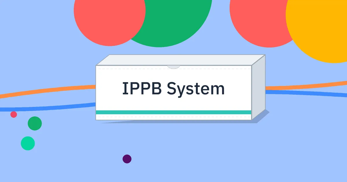 Symbolbild: Packung mit der Aufschrift IPPB System (PZN 11888661) – Verfügbarkeit und Bezug in Apotheken in Frankfurt am Main