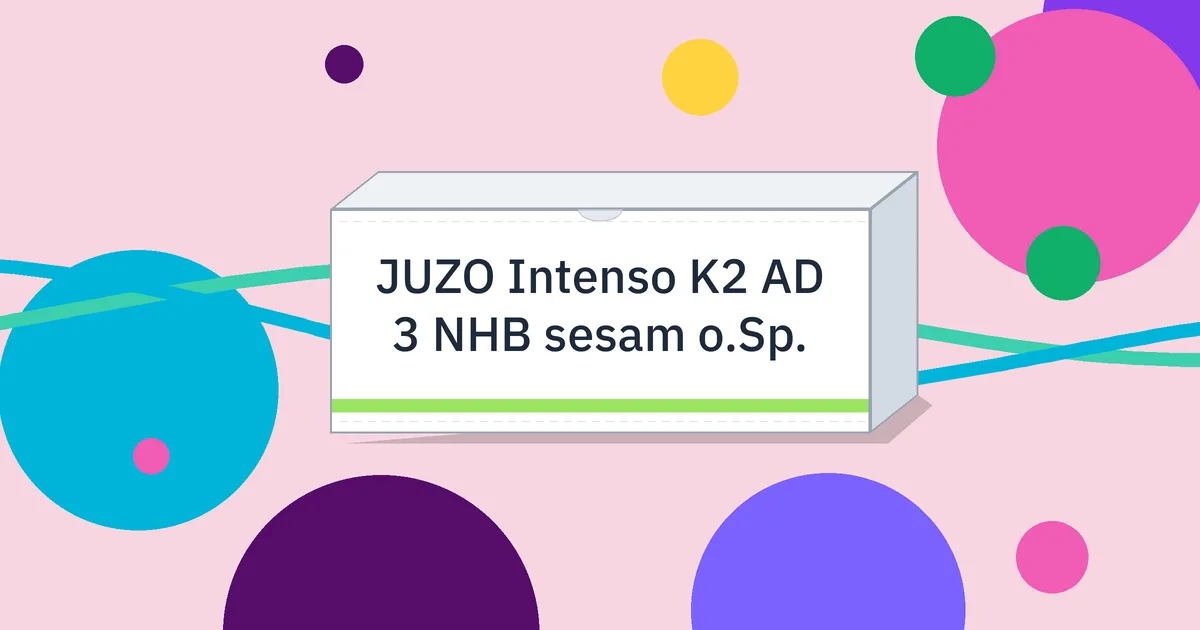 Symbolbild: Packung mit der Aufschrift JUZO Intenso K2 AD 3 NHB sesam o.Sp. (PZN 18620358) – Verfügbarkeit und Bezug in Apotheken in Frankfurt am Main