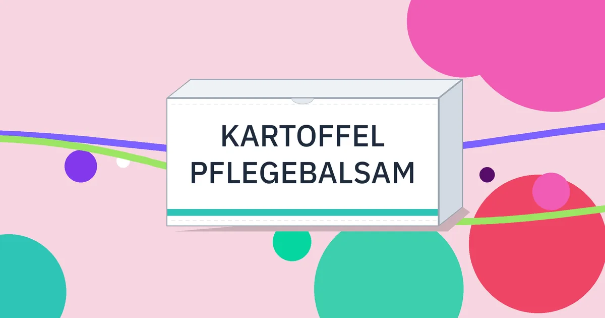 Symbolbild: Packung mit der Aufschrift KARTOFFEL PFLEGEBALSAM (PZN 07537022) – Verfügbarkeit und Bezug in Apotheken in Frankfurt am Main