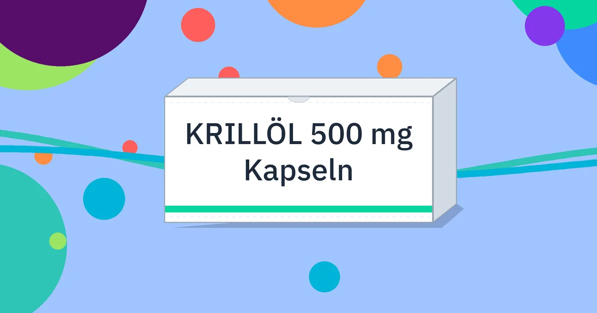 Symbolbild: Packung mit der Aufschrift KRILLÖL 500 mg Kapseln (PZN 12366930) – Verfügbarkeit und Bezug in Apotheken in Frankfurt am Main