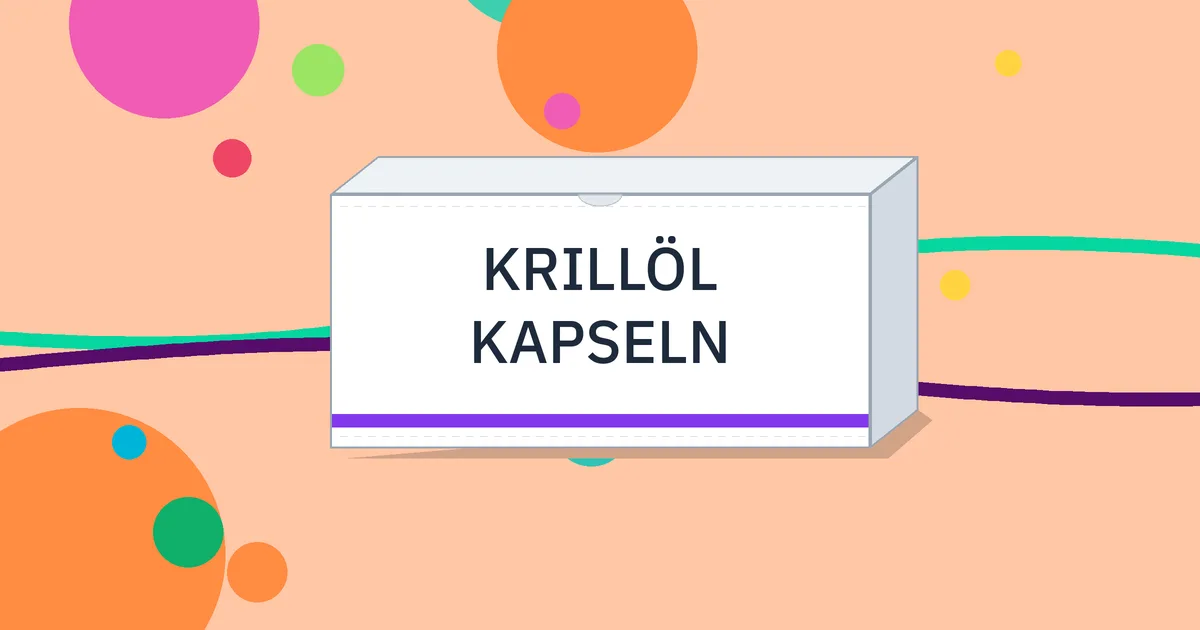 Symbolbild: Packung mit der Aufschrift KRILLÖL KAPSELN (PZN 12386861) – Verfügbarkeit und Bezug in Apotheken in Frankfurt am Main