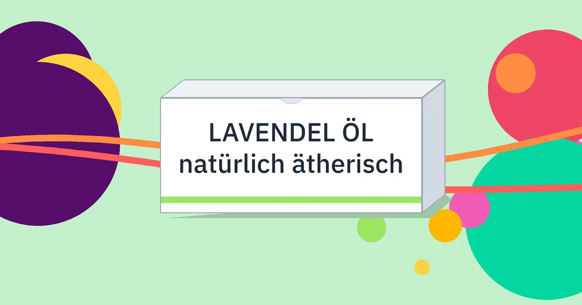 Symbolbild: Packung mit der Aufschrift LAVENDEL ÖL natürlich ätherisch (PZN 07782135) – Verfügbarkeit und Bezug in Apotheken in Frankfurt am Main