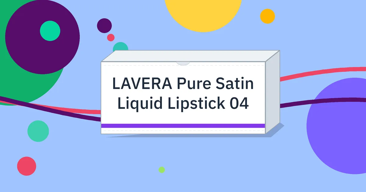 Symbolbild: Packung mit der Aufschrift LAVERA Pure Satin Liquid Lipstick 04 (PZN 19733521) – Verfügbarkeit und Bezug in Apotheken in Frankfurt am Main