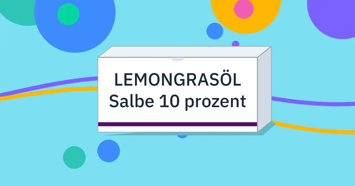 Symbolbild: Packung mit der Aufschrift LEMONGRASÖL Salbe 10 prozent (PZN 18180304) – Verfügbarkeit und Bezug in Apotheken in Frankfurt am Main