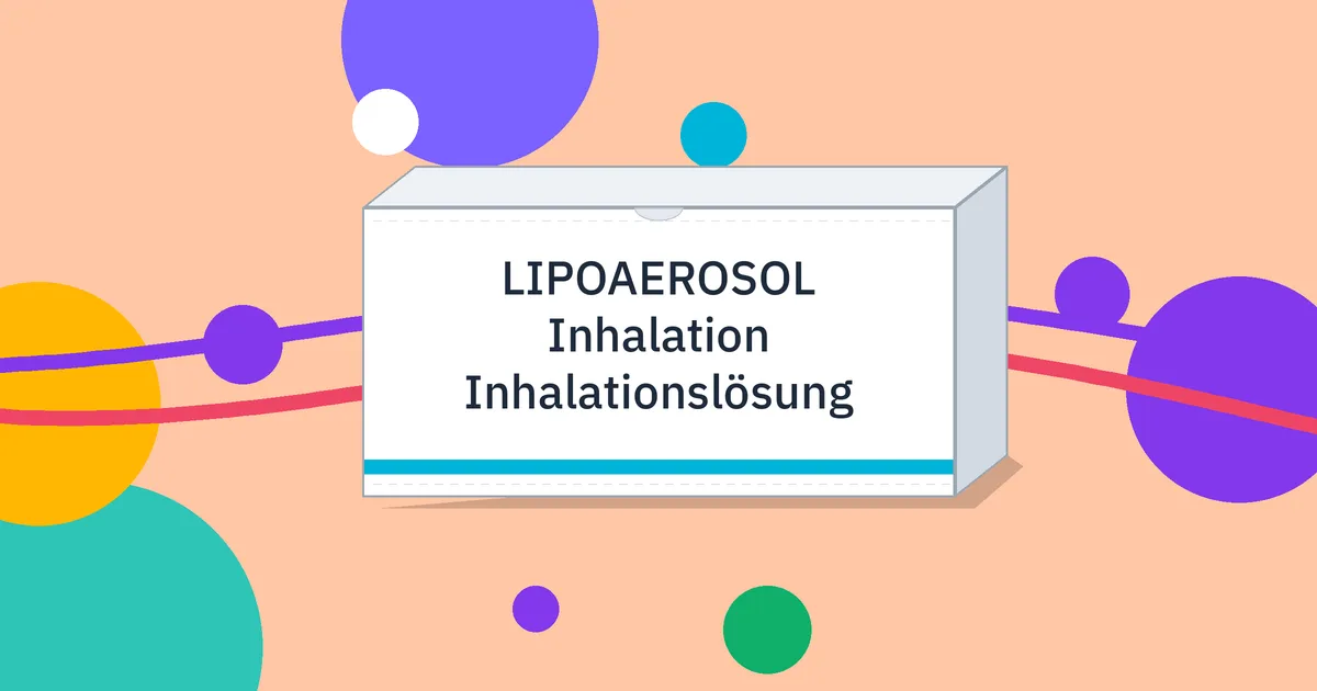 Symbolbild: Packung mit der Aufschrift LIPOAEROSOL Inhalation Inhalationslösung (PZN 19152451) – Verfügbarkeit und Bezug in Apotheken in Frankfurt am Main
