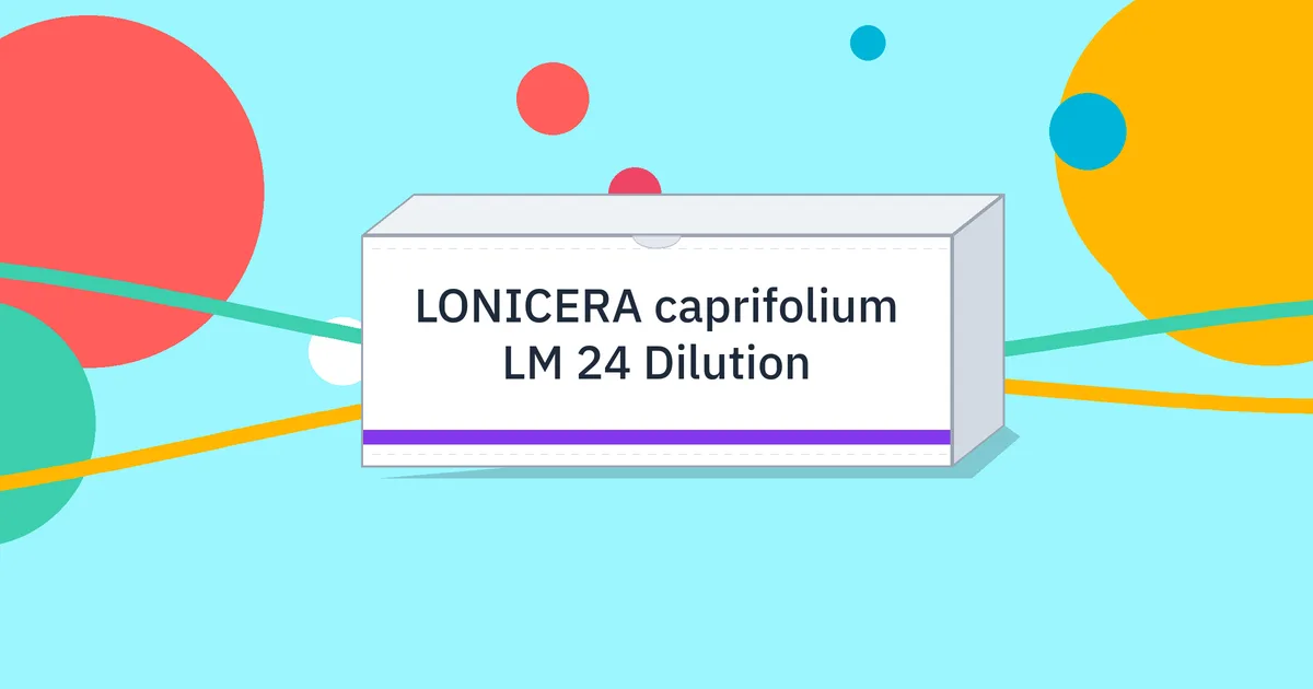 Symbolbild: Packung mit der Aufschrift LONICERA caprifolium LM 24 Dilution (PZN 13535837) – Verfügbarkeit und Bezug in Apotheken in Frankfurt am Main