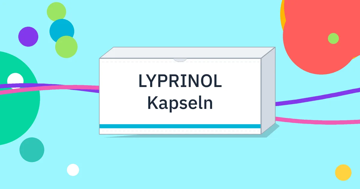 Symbolbild: Packung mit der Aufschrift LYPRINOL Kapseln (PZN 05000016) – Verfügbarkeit und Bezug in Apotheken in Frankfurt am Main