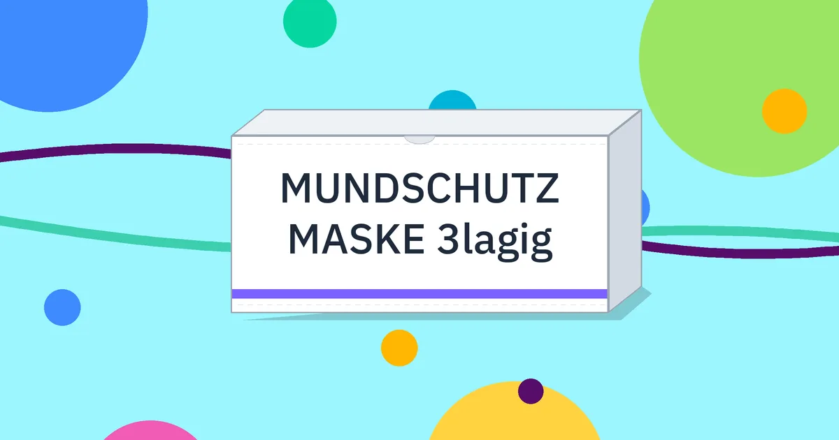 Symbolbild: Packung mit der Aufschrift MUNDSCHUTZ MASKE 3lagig (PZN 16731243) – Verfügbarkeit und Bezug in Apotheken in Frankfurt am Main
