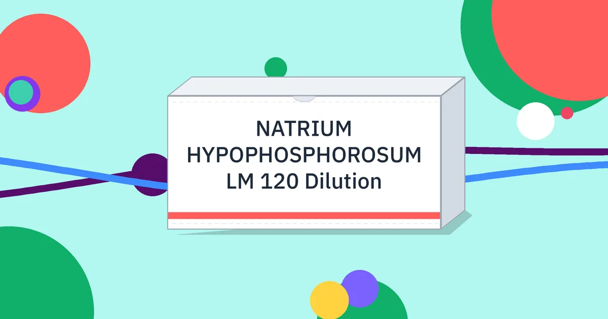 Symbolbild: Packung mit der Aufschrift NATRIUM HYPOPHOSPHOROSUM LM 120 Dilution (PZN 12963749) – Verfügbarkeit und Bezug in Apotheken in Frankfurt am Main