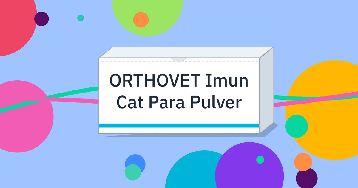 Symbolbild: Packung mit der Aufschrift ORTHOVET Imun Cat Para Pulver (PZN 14320257) – Verfügbarkeit und Bezug in Apotheken in Frankfurt am Main