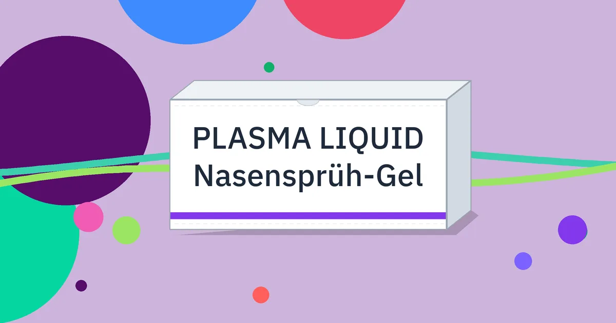 Symbolbild: Packung mit der Aufschrift PLASMA LIQUID Nasensprüh-Gel (PZN 19743100) – Verfügbarkeit und Bezug in Apotheken in Frankfurt am Main