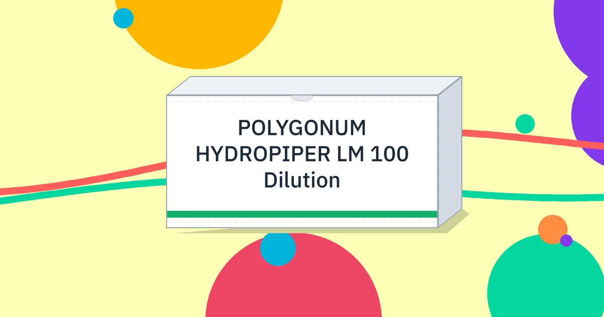 Symbolbild: Packung mit der Aufschrift POLYGONUM HYDROPIPER LM 100 Dilution (PZN 13662694) – Verfügbarkeit und Bezug in Apotheken in Frankfurt am Main