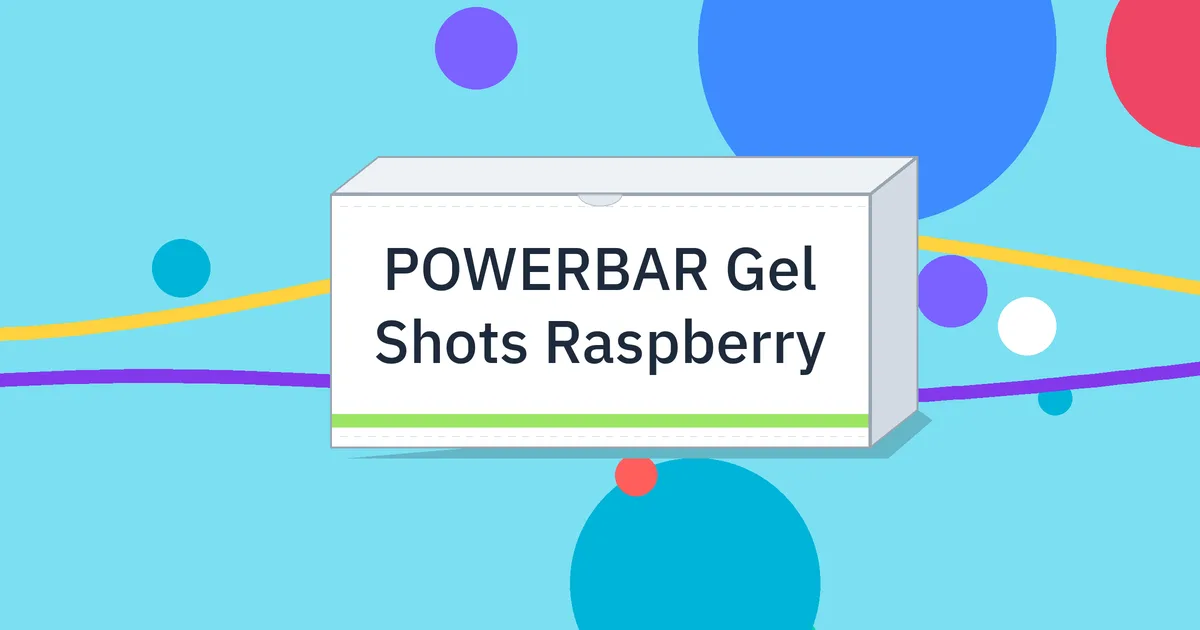 Symbolbild: Packung mit der Aufschrift POWERBAR Gel Shots Raspberry (PZN 18362608) – Verfügbarkeit und Bezug in Apotheken in Frankfurt am Main