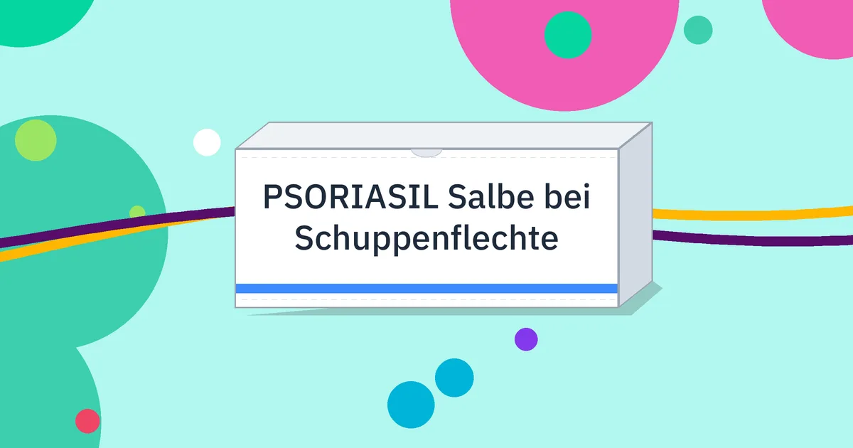 Symbolbild: Packung mit der Aufschrift PSORIASIL Salbe bei Schuppenflechte (PZN 19523143) – Verfügbarkeit und Bezug in Apotheken in Frankfurt am Main
