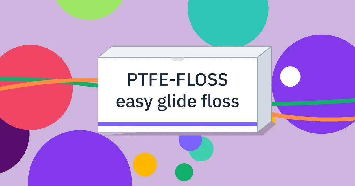 Symbolbild: Packung mit der Aufschrift PTFE-FLOSS easy glide floss (PZN 06109229) – Verfügbarkeit und Bezug in Apotheken in Frankfurt am Main