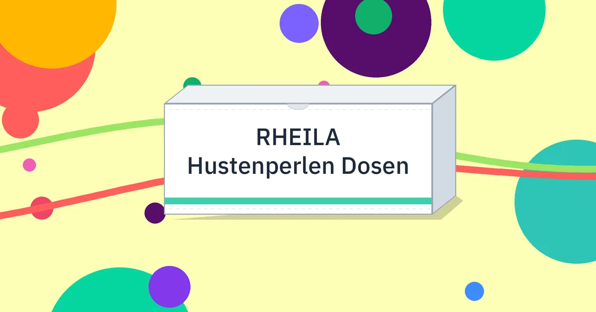 Symbolbild: Packung mit der Aufschrift RHEILA Hustenperlen Dosen (PZN 02462880) – Verfügbarkeit und Bezug in Apotheken in Frankfurt am Main