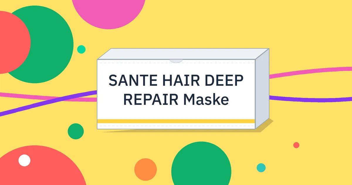 Symbolbild: Packung mit der Aufschrift SANTE HAIR DEEP REPAIR Maske (PZN 19419693) – Verfügbarkeit und Bezug in Apotheken in Frankfurt am Main