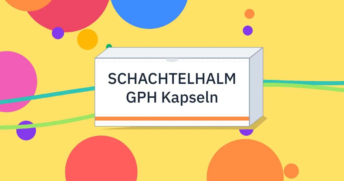 Symbolbild: Packung mit der Aufschrift SCHACHTELHALM GPH Kapseln (PZN 01641468) – Verfügbarkeit und Bezug in Apotheken in Frankfurt am Main