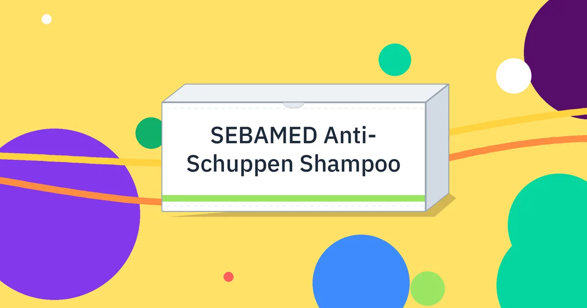 Symbolbild: Packung mit der Aufschrift SEBAMED Anti-Schuppen Shampoo (PZN 16934087) – Verfügbarkeit und Bezug in Apotheken in Frankfurt am Main