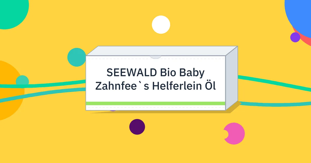 Symbolbild: Packung mit der Aufschrift SEEWALD Bio Baby Zahnfee`s Helferlein Öl (PZN 19547066) – Verfügbarkeit und Bezug in Apotheken in Frankfurt am Main