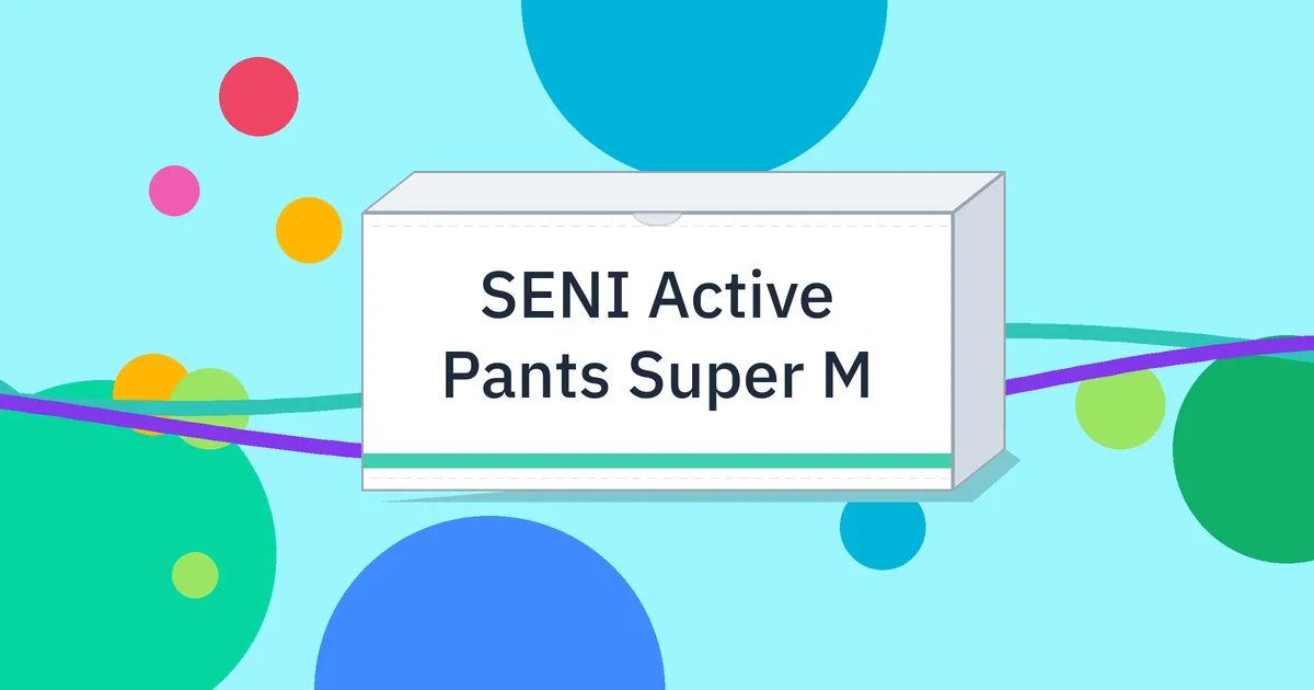 Symbolbild: Packung mit der Aufschrift SENI Active Pants Super M (PZN 18011346) – Verfügbarkeit und Bezug in Apotheken in Frankfurt am Main