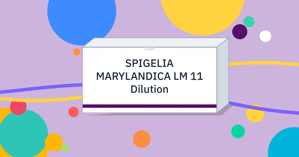 Symbolbild: Packung mit der Aufschrift SPIGELIA MARYLANDICA LM 11 Dilution (PZN 13195577) – Verfügbarkeit und Bezug in Apotheken in Frankfurt am Main