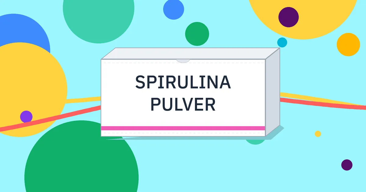 Symbolbild: Packung mit der Aufschrift SPIRULINA PULVER (PZN 07548741) – Verfügbarkeit und Bezug in Apotheken in Frankfurt am Main