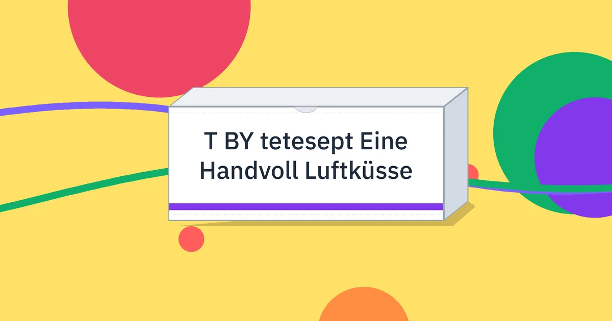 Symbolbild: Packung mit der Aufschrift T BY tetesept Eine Handvoll Luftküsse (PZN 14164001) – Verfügbarkeit und Bezug in Apotheken in Frankfurt am Main