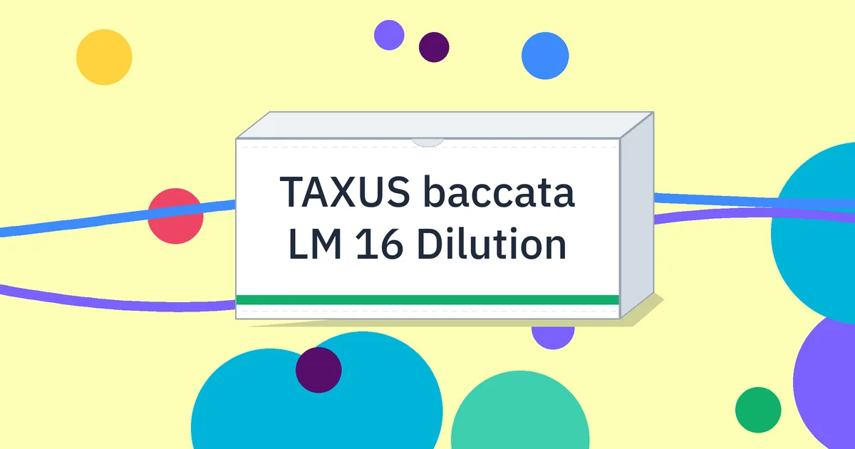 Symbolbild: Packung mit der Aufschrift TAXUS baccata LM 16 Dilution (PZN 13215251) – Verfügbarkeit und Bezug in Apotheken in Frankfurt am Main